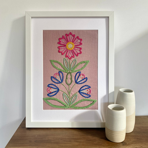 Lynda Flower Wall Art Kit | ADaBrown Designs