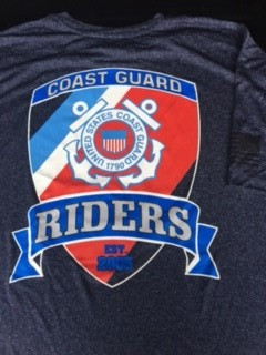 CGR Dri Fit Heather Blue Shirt | Coast Guard Riders