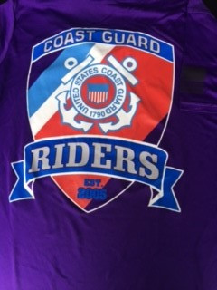 CGR Dri Fit Womens Purple Shirt | Coast Guard Riders