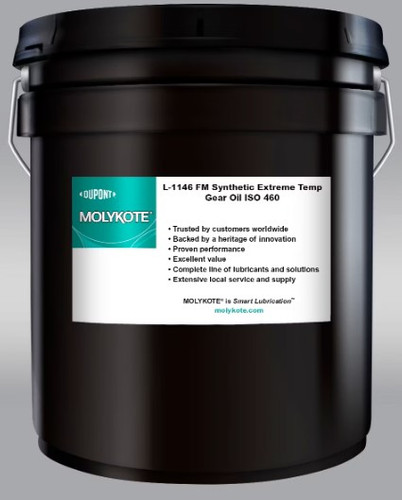 MOLYKOTE® L-1146FM Synthetic Extreme Temp Gear Oil - ISO 460 | Lubes Store