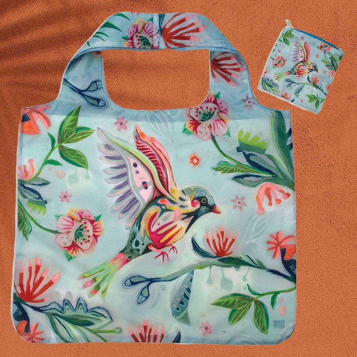 Recycled Bird Folding Bag | the-fat-finch