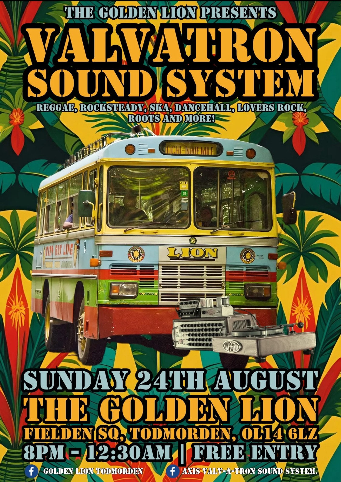 Valvatron Sound System | Golden Lion Tod