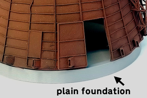 "Plain" Perimeter Foundation - Fits Full Size HO Model | CSP