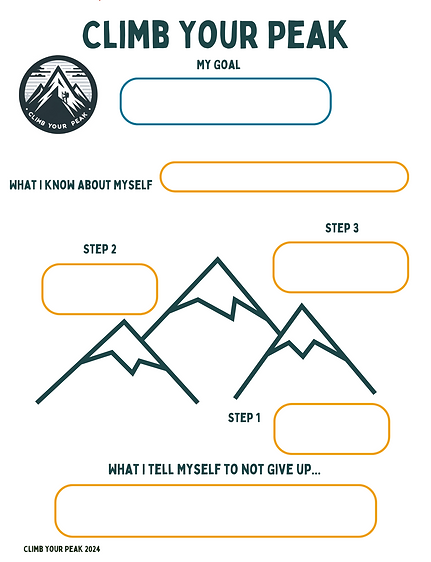 Worksheet | Climb Your Peak