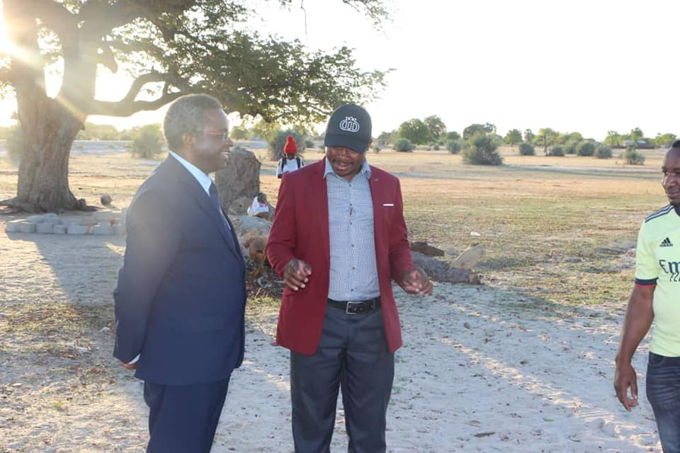 Dr.Panduleni F. B. Itula pays a visit to Oshali Village