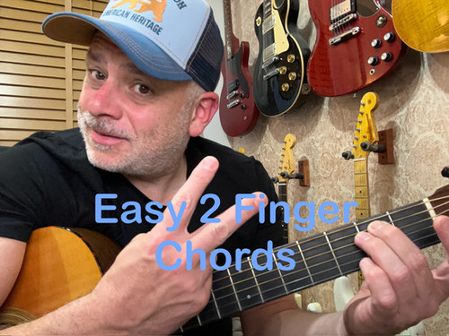 Two Finger Easy Strumming Guitar Chord Chart | Glen Parish Guitaris