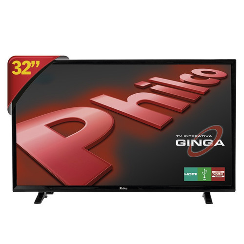 TV LED 32" Philco - Receptor Integrado, Entrada HDMI e USB | lojas-sim
