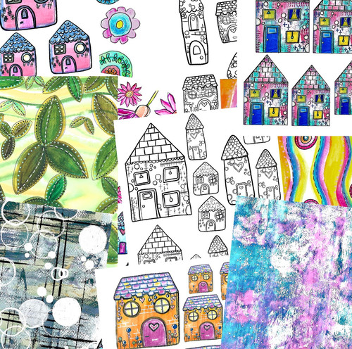 Little boxes paper kits 24 sheets | Emma’s happy place a