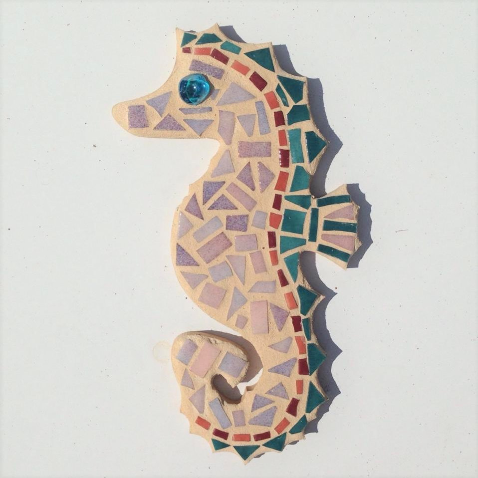 Seahorse Cut Out | beachlifemosaics