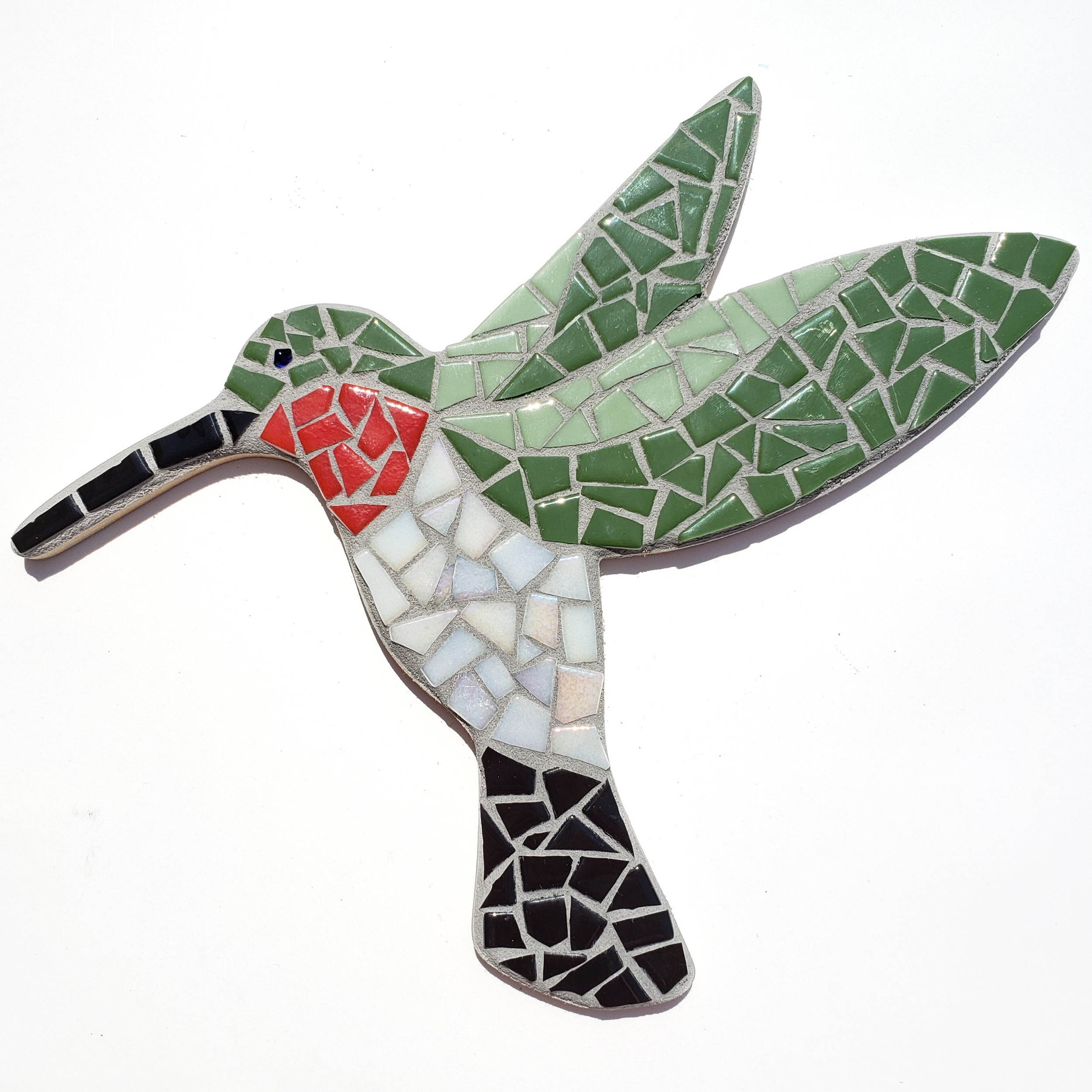Mosaic by Numbers DIY Craft Kit - Hummingbird Beach Life Mosaics