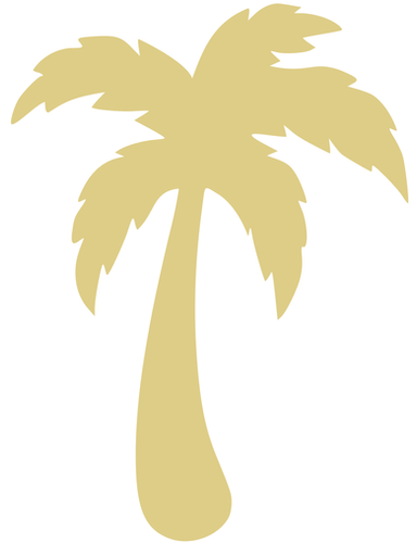 Palm Tree Cut Out / DIY Kit | beachlifemosaics