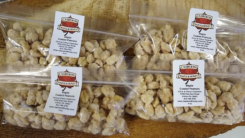 Maple Coated Peanuts | MapleandHoney