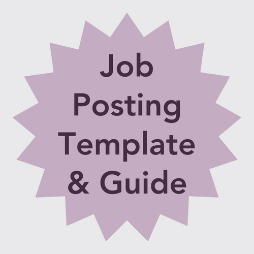 Job Posting Template & Guide | A&A Consulting