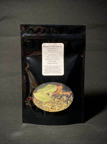 Simmer Pot Starter - Prosperity & Abundance | The Purple Ravens