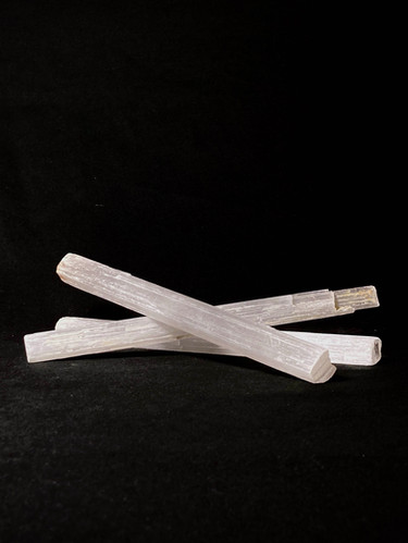 Rough Selenite Wands - 8" | The Purple Ravens