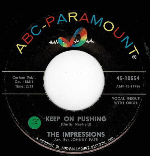 The Impressions - Keep on Pushing - ABC Paramount | Manfromsoul ...