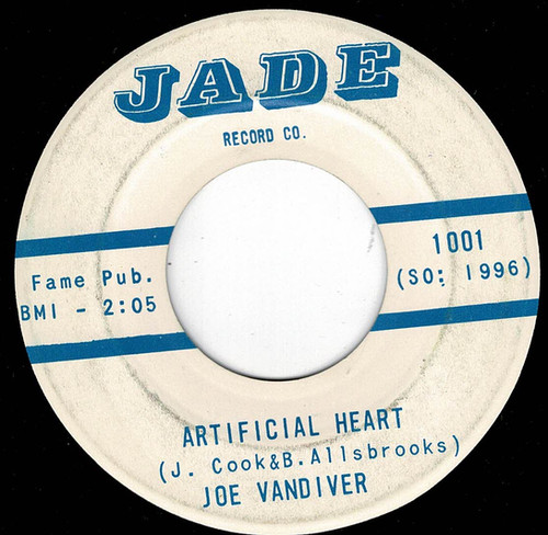 Joe Vandiver - Artificial Heart - Jade | Manfromsoul Recordshttps ...