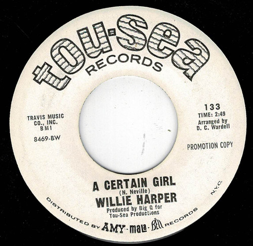 Willie Harper - A Certain Girl - Tou-Sea | Manfromsoul Recordshttps ...