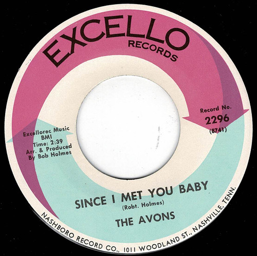 The Avons - Since I Met You Baby - Excello | Manfromsoul Recordshttps ...