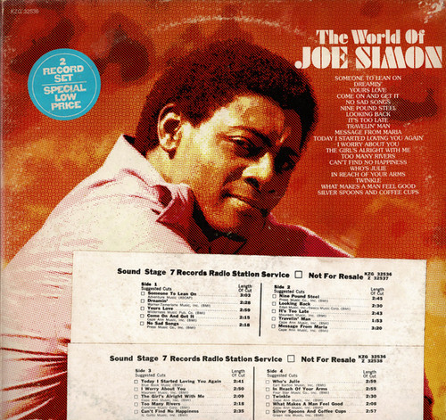 Joe Simon - The World of - Sound Stage 7 LP | Manfromsoul Recordshttps ...