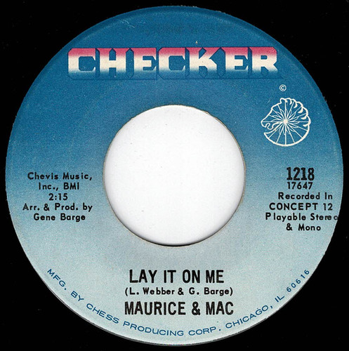 Maurice & Mac - Lay It On Me - Checker | Manfromsoul Recordshttps ...