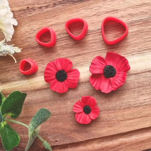 Remembrance Day Collection 2023 - Poppy Petal Set | Sunshine Cutters