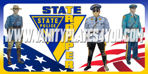 SP-00000040 NJSP TROOPERS | License Plates
