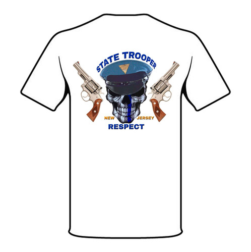 SPT-0000023 NEW JERSEY STATE POLICE -RUGER AND SKULL | Vanity License ...
