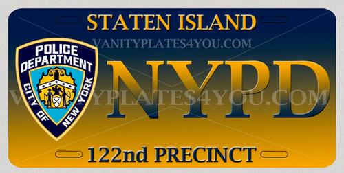 NYPD-000002 NEW YORK CITY POLICE ASSIGNMENT TAG | License Plates