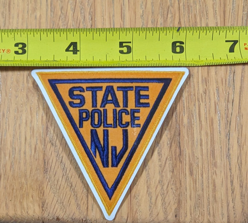 MAGNETIC 01-NJSP 3" SHOULDER PATCH | Vanity License Plate Decal Keychains