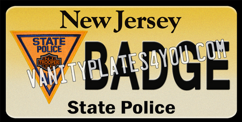 SP-00000097 NJSP HARLEY PATCH | License Plates