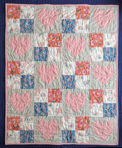 Framed Hearts | Baby Quilt Pattern PDF Pattern | Cece Quilts n Things