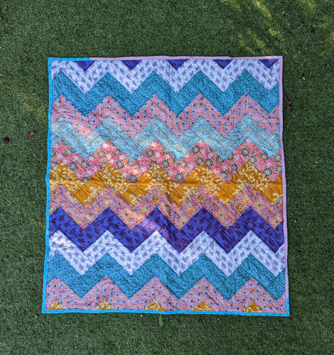 Rail Fence (zig-zag) Chevron | Baby Quilt Pattern | PDF Pattern | Cece ...