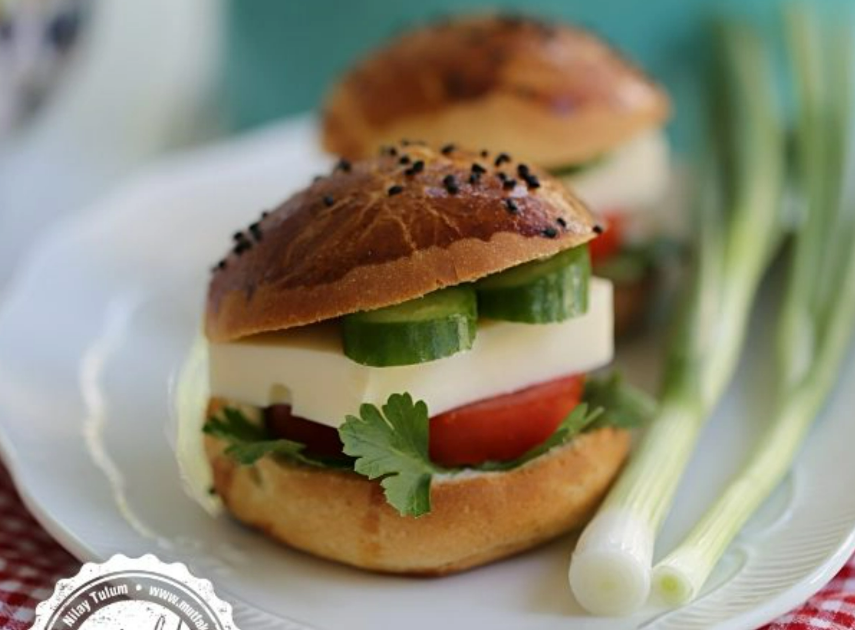 A tender and slightly dense Turkish bun with a mild buttery taste ...