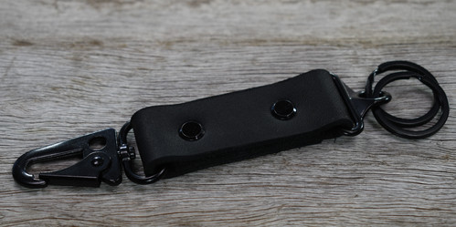 Carabiner Leather Key Fob | Brooks Leathercraft