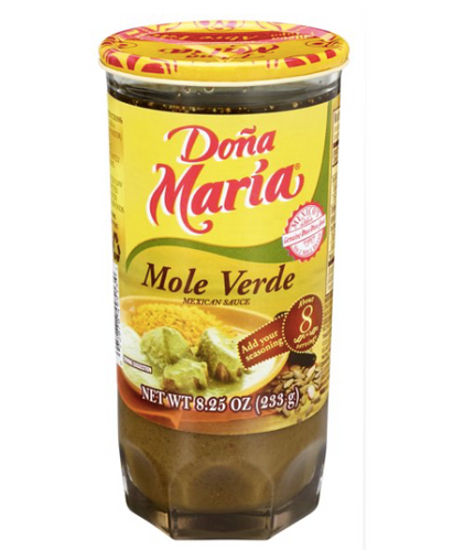 Dona Maria Mole Verde 8oz | Garcia Plaza Bakery