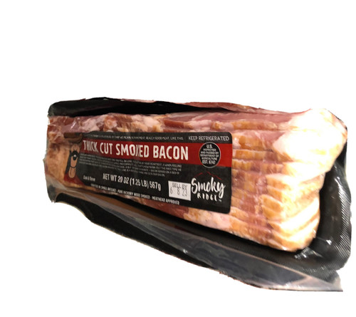 Smoky Ridge Thick Cut Smoked Bacon 20oz | Garcia Plaza Bakery