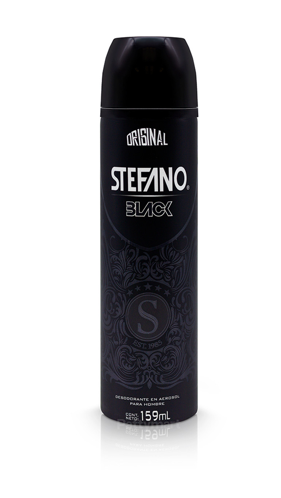 Desodorante Stefano Spray (Black) | Garcia Plaza Bakery