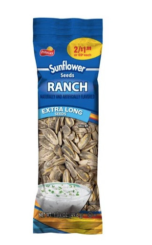 Frito-Lay Ranch Naturally and Artificially Flavored Sunflower Seeds ...