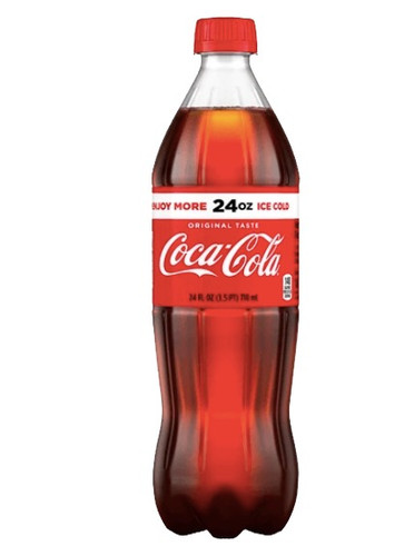 Coca-Cola Original Soda , 24 fl oz Bottle Coke | Garcia Plaza Bakery