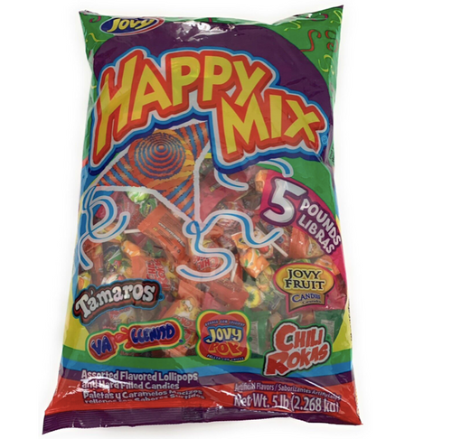JOVY- HAPPY MIX Caramelos Surtidos Mexicanos 5 Libras REVOLCADO ...