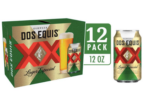 Dos Equis Mexican Lager Beer - 12pk/12 fl oz Cans | Garcia Plaza Bakery