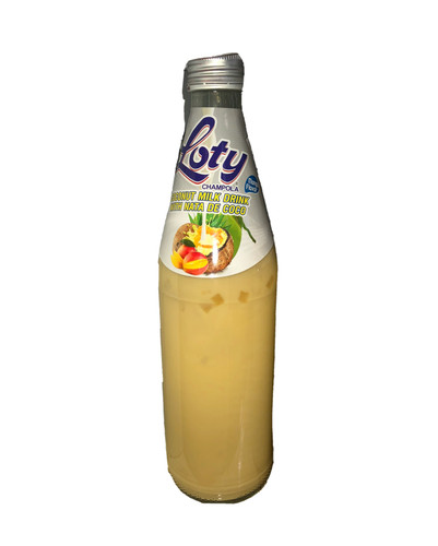 Loty Coconut Milk Drink with Nata de Coco 16.4oz Mango | Garcia Plaza Bakery