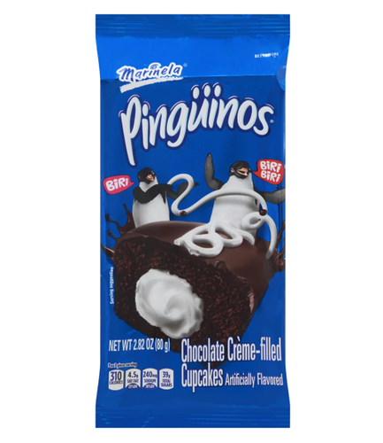 Marinela Pinguinos Pinguinos Cream Filled Chocolate Cup Cake | Garcia ...