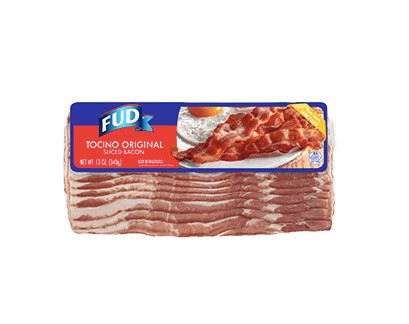 FUD Tocino Original Sliced Bacon, 12 oz | Garcia Plaza Bakery