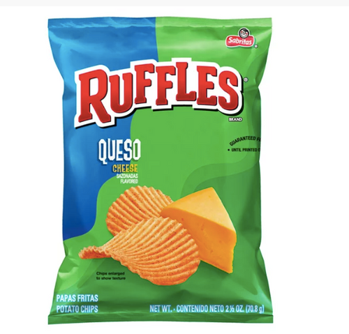 Ruffles Queso Cheese Flavored Potato Chips | Garcia Plaza Bakery