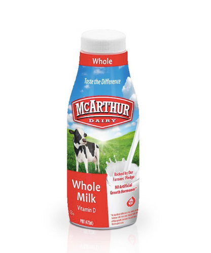 McArthur Vitamin D Whole Milk - 1pt | Garcia Plaza Bakery