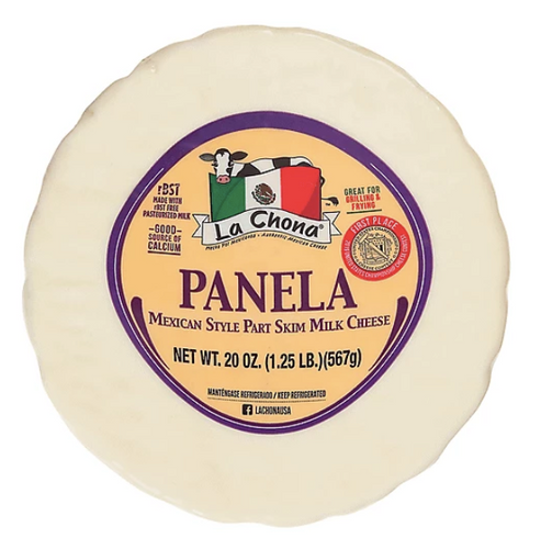 LA CHONA CHEESE, PANELA, MEXICAN STYLE, PART SKIM MILK 20 OZ | Garcia ...