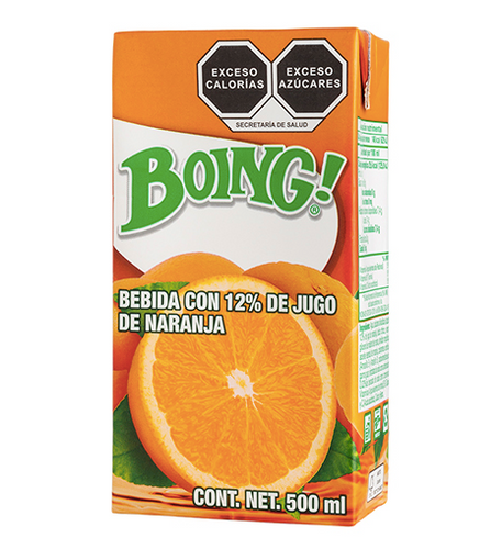 Boing Bebida Con 12% de Jugo De Naranja 500ML | Garcia Plaza Bakery