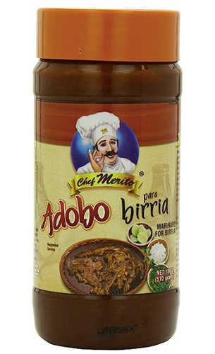 Chef Merito Adobo Birria, 18oz Seasoning | Garcia Plaza Bakery